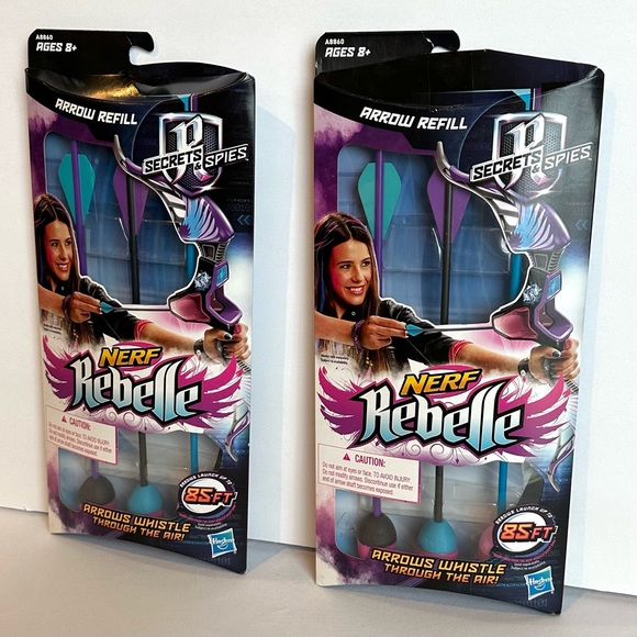 Nerf | Toys | New Nerf Rebelle Arrow Refill Arrows Secrets Spies Agent ...